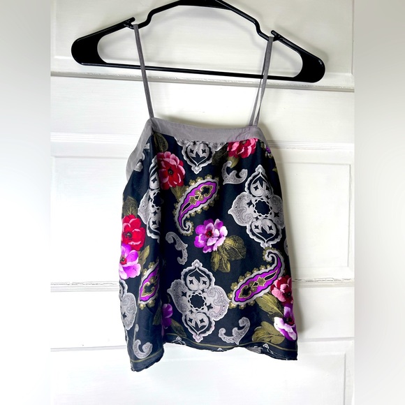 Zachary's Smile | Tops | Zachary Smiles Silk Upcycled Y2k Vintage Tank ...